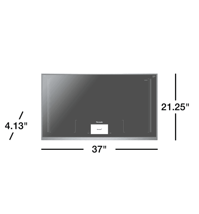 THERMADOR Freedom(R) Induction Cooktop 36'', 1 Element, Glass Ceramic ...