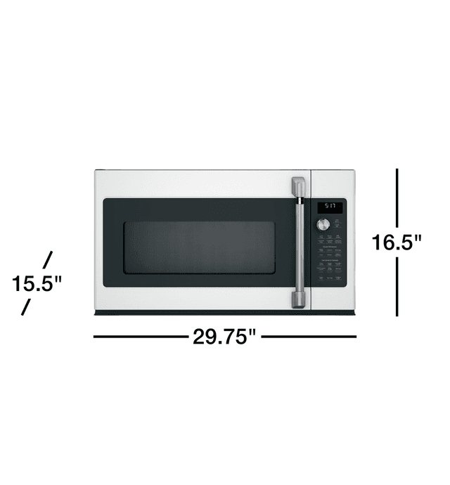 CAFE 2.1 Cu. Ft. Over-the-Range Microwave Oven with Sensor Cooking in ...