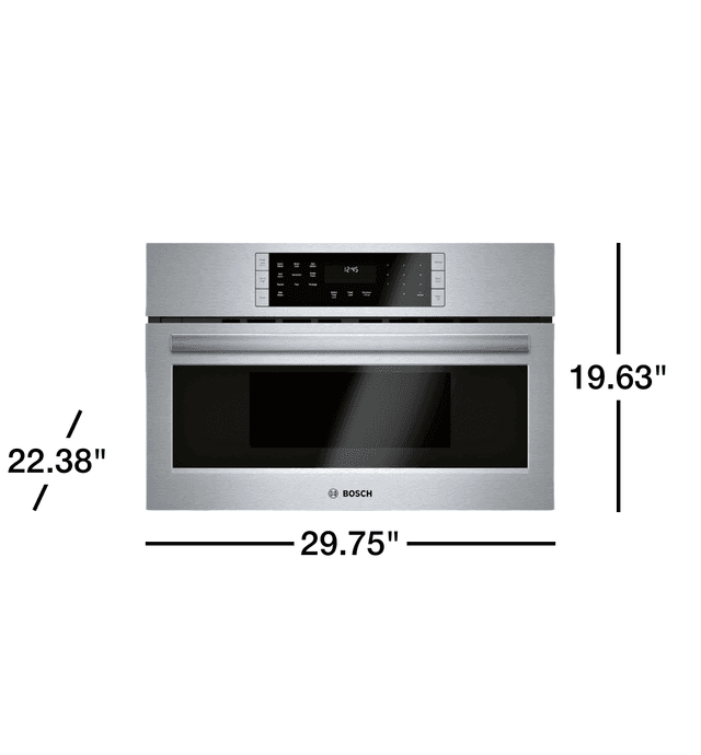 BOSCH 800 Series 30'' Built-In Convection Speed Microwave with ...