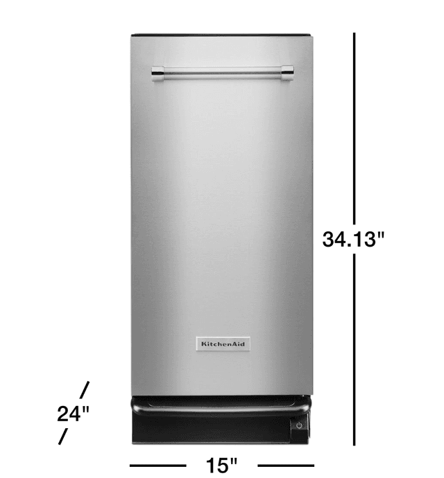 KITCHENAID 1.4 Cu. Ft. Built-In Trash Compactor with Whisper Quiet Plus ...