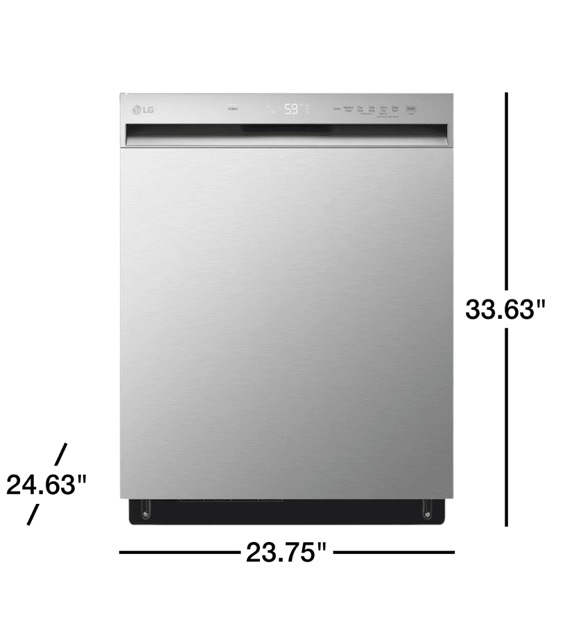LG Front Control Dishwasher with QuadWash(TM) - LDFN3432T