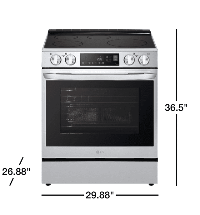 LG 6.3 cu. ft. Smart Induction Slide-in Range with ProBake Convection(R ...
