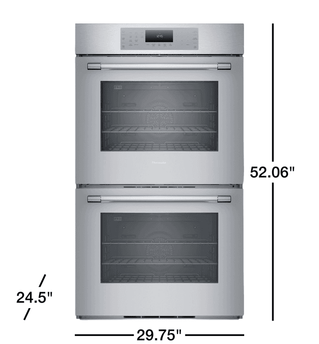THERMADOR 30'' Double Convection Smart Electric Wall Oven with Self ...