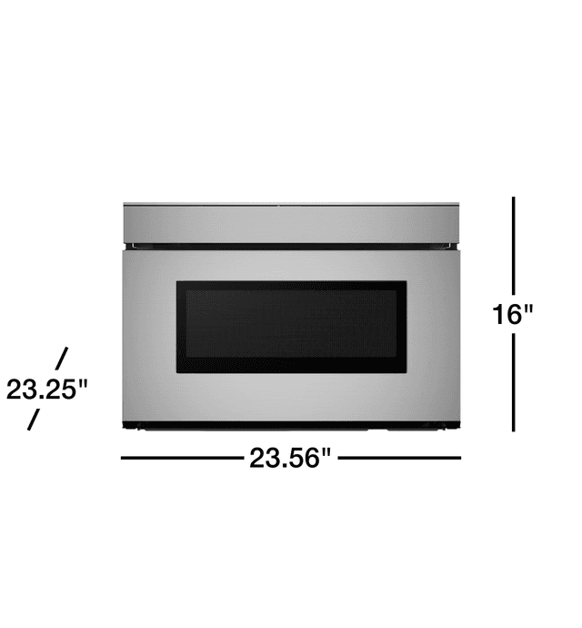 SHARP 24 in. 1.2 cu. ft. 950W Sharp Stainless Steel Smart Easy Wave ...