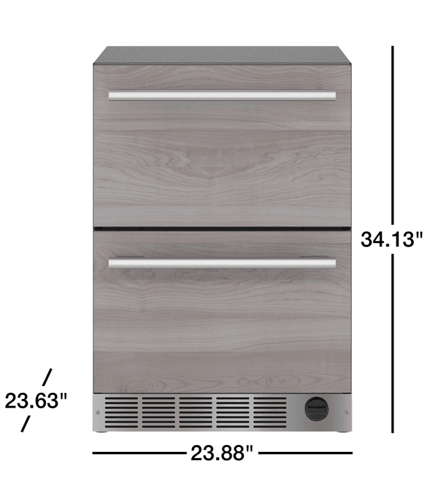 THERMADOR Freedom 24 inch UC Refrigerator Freezer - Custom Panel Ready ...