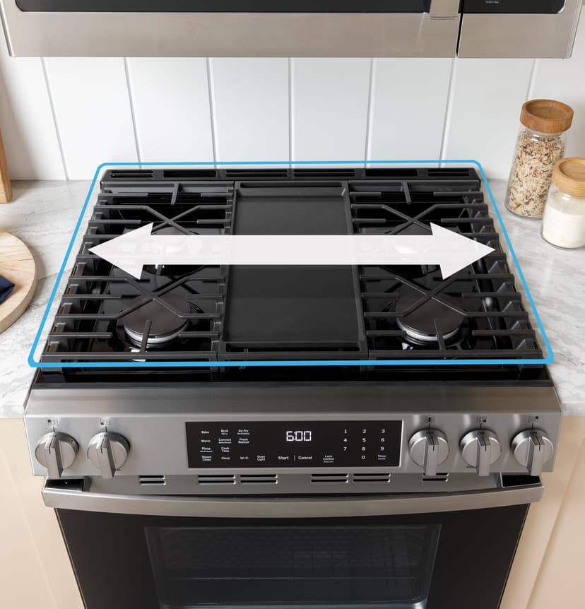 GE 500 Series 30" Stainless Steel Freestanding Gas Range with 5 Sealed ...