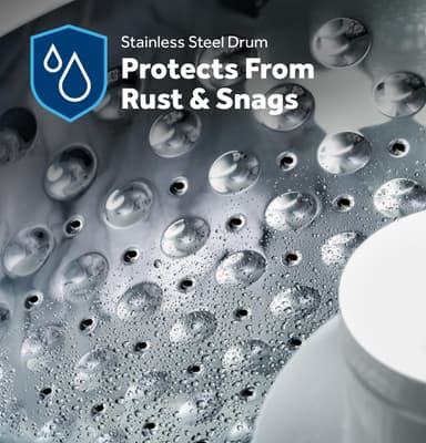 GE APPLIANCES 4.3 cu. ft. Capacity Washer with Stainless Steel Basket ...